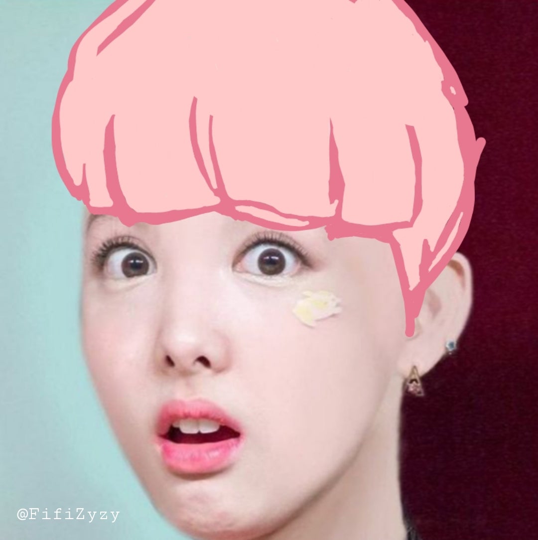 ところで、私はこれをハゲのナヨンミームと写真アートを使って作ったので、ハゲのナヨンミームの功績です： '） - TKHUNT