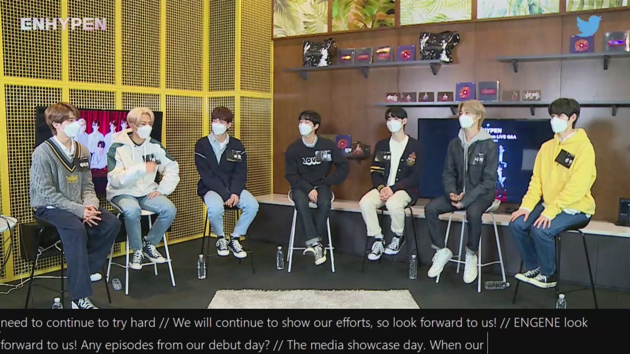 201210 #ENHYPEN #TwitterBlueroom LIVE Q＆A - TKHUNT