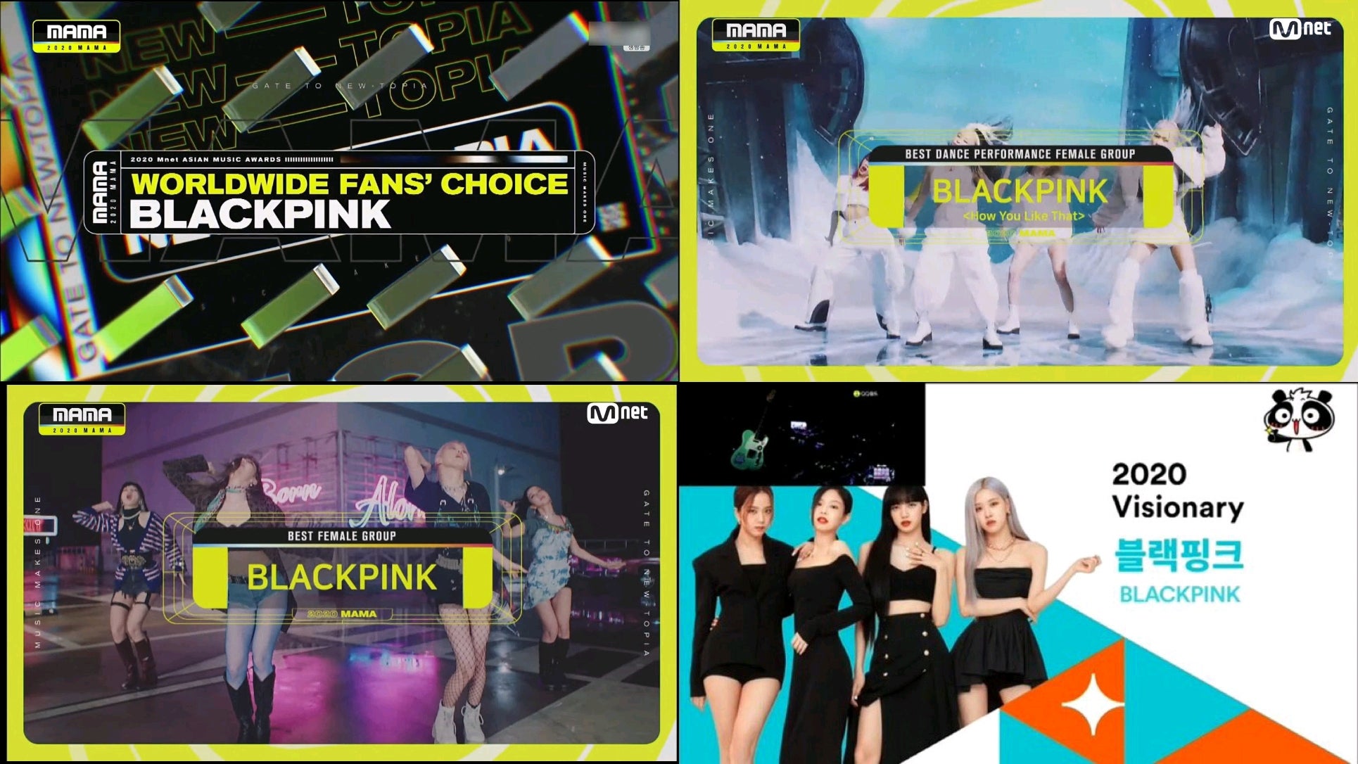 201206 BLACKPINKは、2020 MAMAで最も受賞した女性アーティストでした！ - TKHUNT