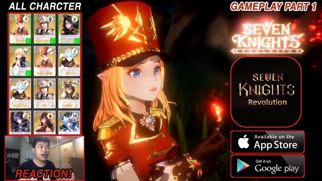 Seven Knights Revolution - GAMEPLAY PART 1 + ALL CHARACTER (RACHEL SO FERFECT) - TKHUNT