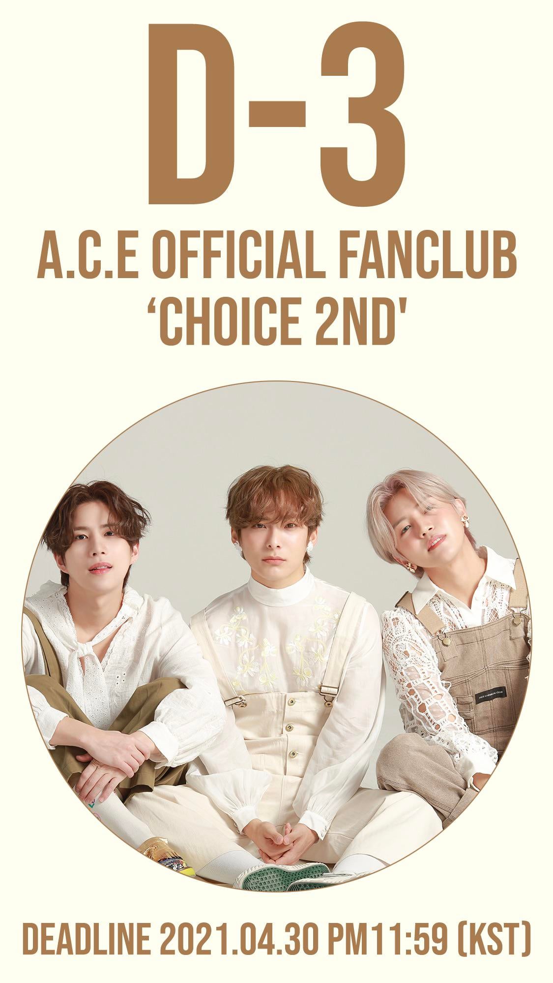 ACE-公式ファンクラブ：「CHOICE」第2世代（D-3ティーザー画像-うわー、ジュン、ドンフン） - TKHUNT