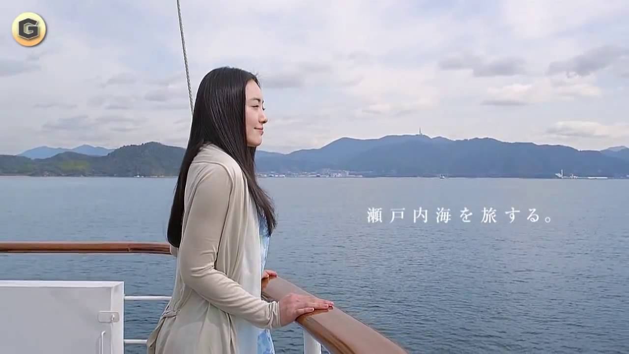 仲間由紀恵 JR西日本 CM 「海の道②」篇 - TKHUNT