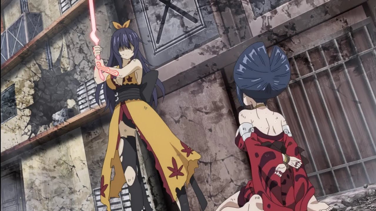 After the fight Homura punishing her mother,,...Edens Zero episode 24 ...