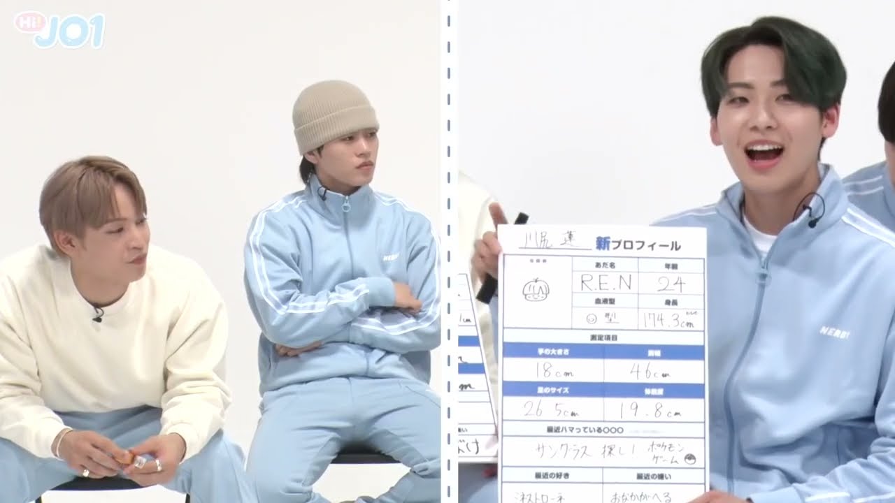 [#Hi_JO1] JO1 川尻蓮 R.E.N. New Profile - TKHUNT