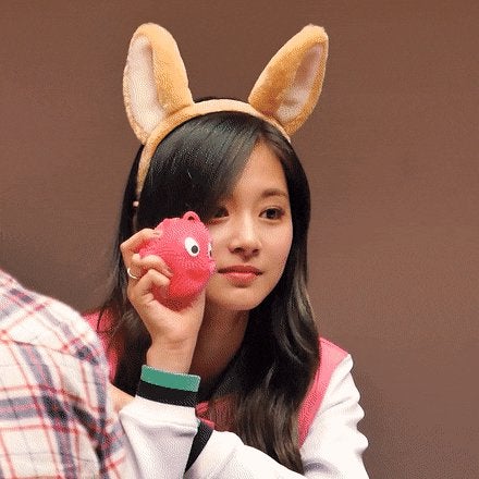 160515 - Tzuyu imitating the squishy - TKHUNT