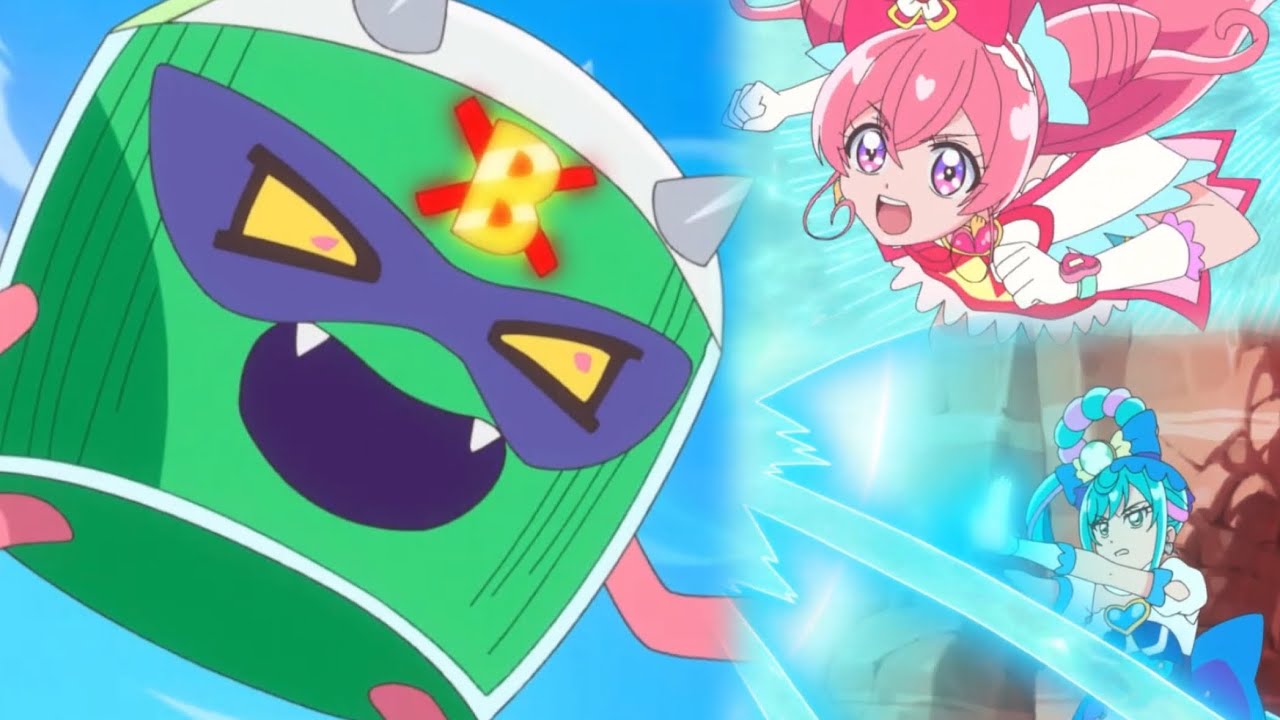 Cure Precious & Cure Spicy VS Ubauzo ( Delicious Party Precure Episode ...