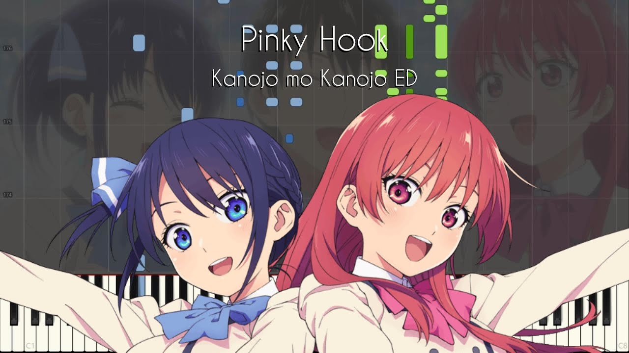 [FULL] Pinky Hook - Kanojo mo Kanojo ED - Piano Arrangement [Synthesia] - TKHUNT