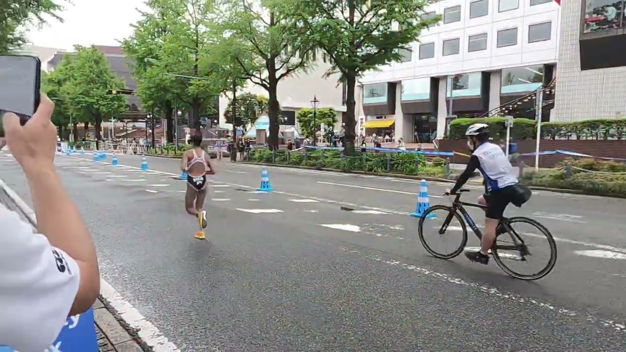 トーシンパートナーズチームケンズ 佐藤優香 酒井美有 ワールドトライアスロンチャンピオンシップシリーズ横浜大会 220514 - TKHUNT