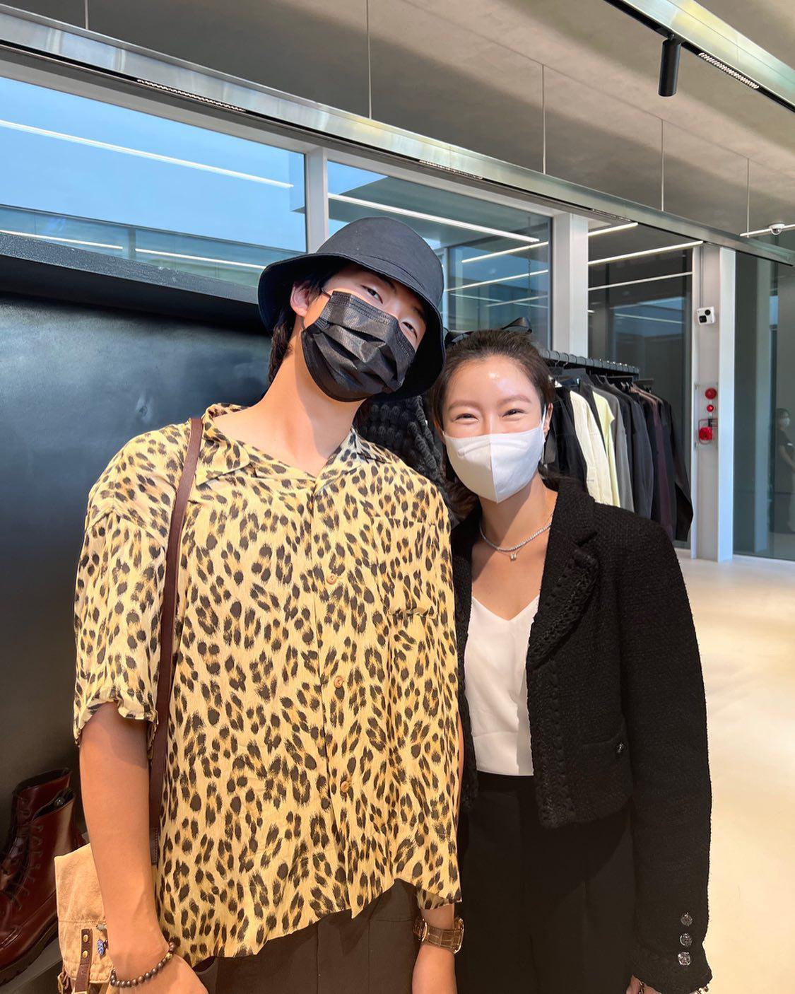 Hansstyle Yoo Hanna IG Post with Namjoon 010922 - TKHUNT