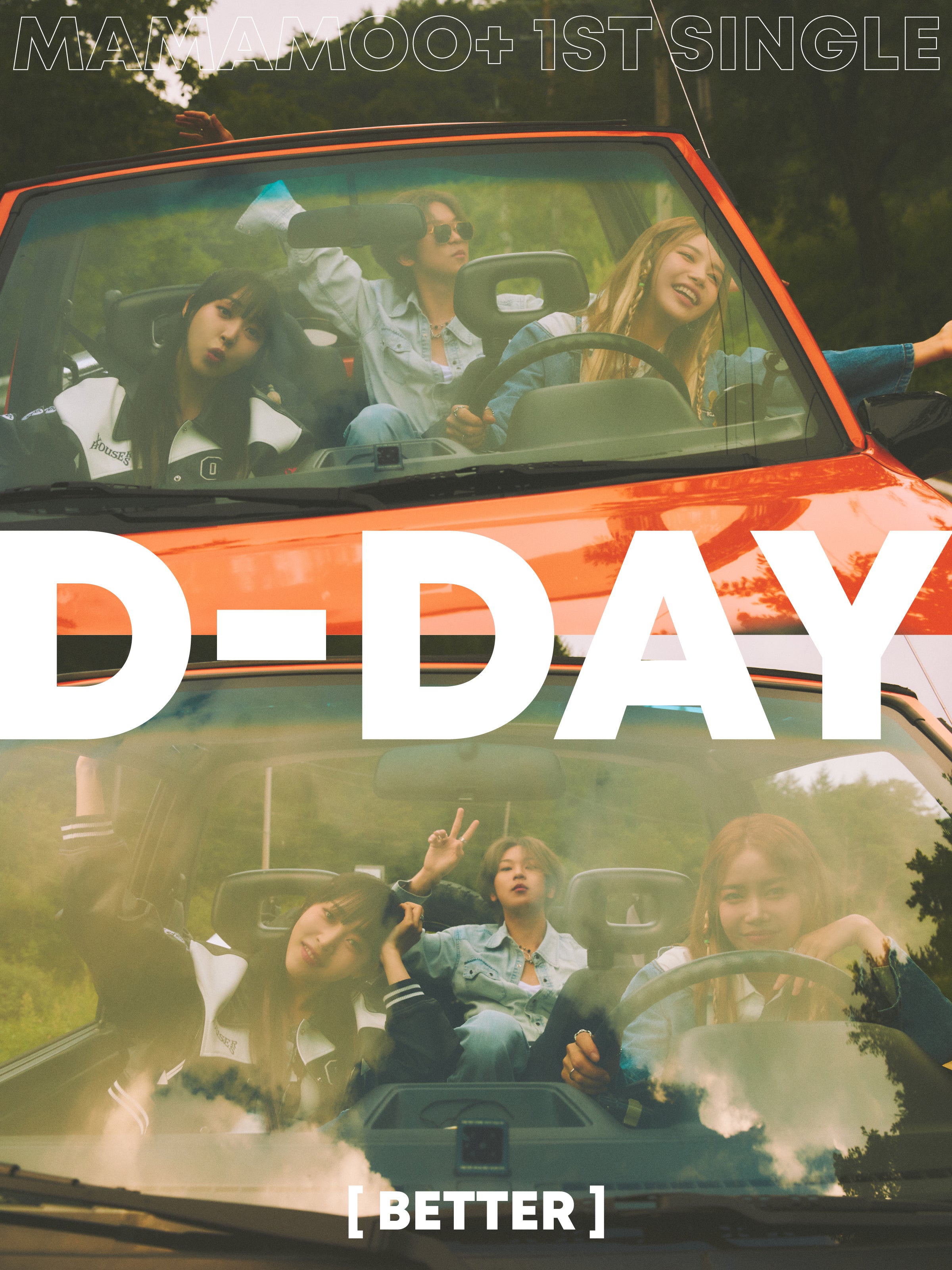 MAMAMOO+ (feat. BIG Naughty) - The 1st Single: BETTER (D-DAY ポスター) - TKHUNT