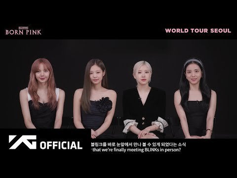 220826 BLACKPINK ワールドツアー [BORN PINK] ソウルメッセージビデオ - TKHUNT