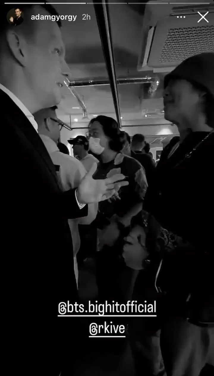 ピアニスト Adam Gyorgy IG Story with Namjoon - 310822 - TKHUNT