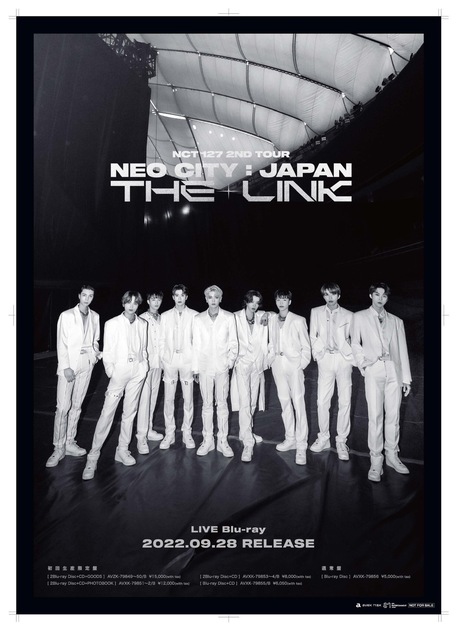 NCT 127、9月28日に「Neo City : Japan – The Link」Blu-ray映像+日本新曲「Colors」「Sunny Road」2曲を収録したCDを発売 - TKHUNT