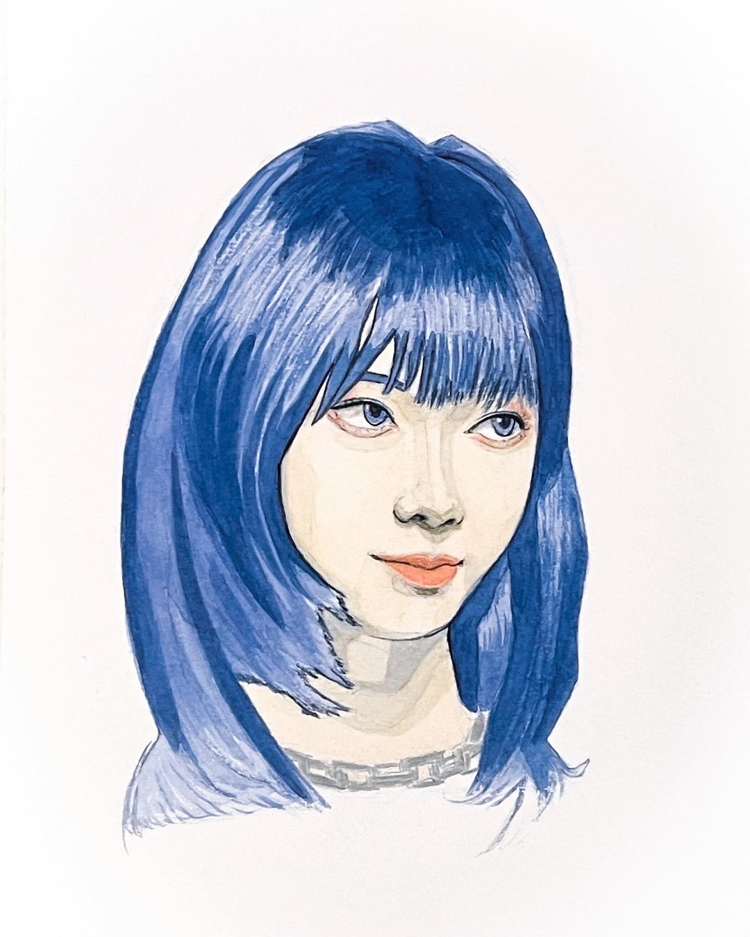 今日描いた冬の絵。 どう思いますか？ - TKHUNT