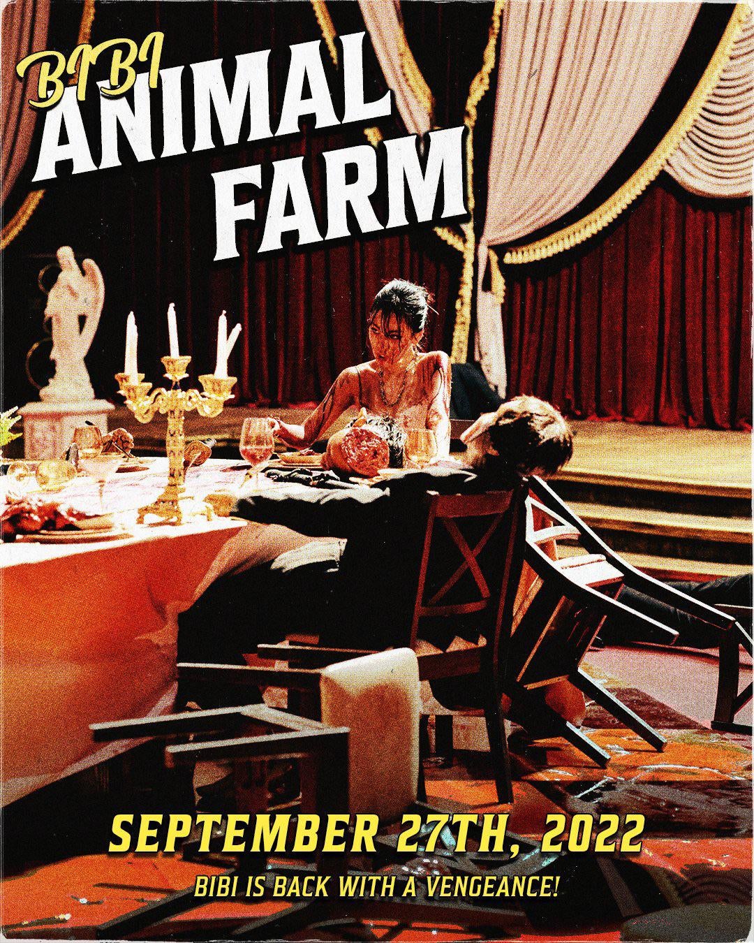 BIBI - Animal Farm (コンセプト ポスター #2 + MELON プロフィール更新 - The 1st Album 'Lowlife Princess : Noir ...