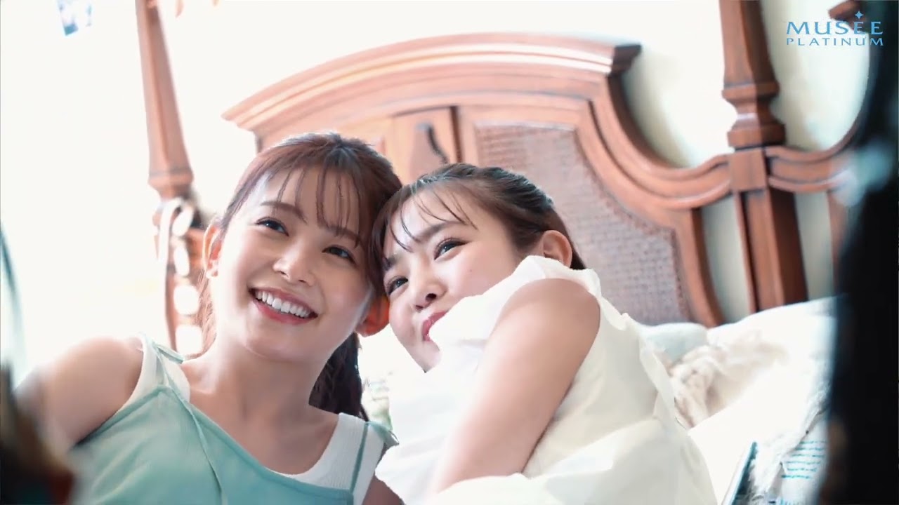 横田真悠、久間田琳加出演／ミュゼプラチナム新CMメイキング - TKHUNT