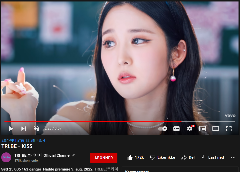 TRI.BE「Kiss」が初のMV再生回数2500万回突破 - TKHUNT