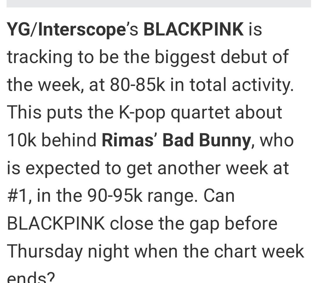 220919 ボーンピンク、ビルボード 200 で 2 位でデビューすると予測 - TKHUNT