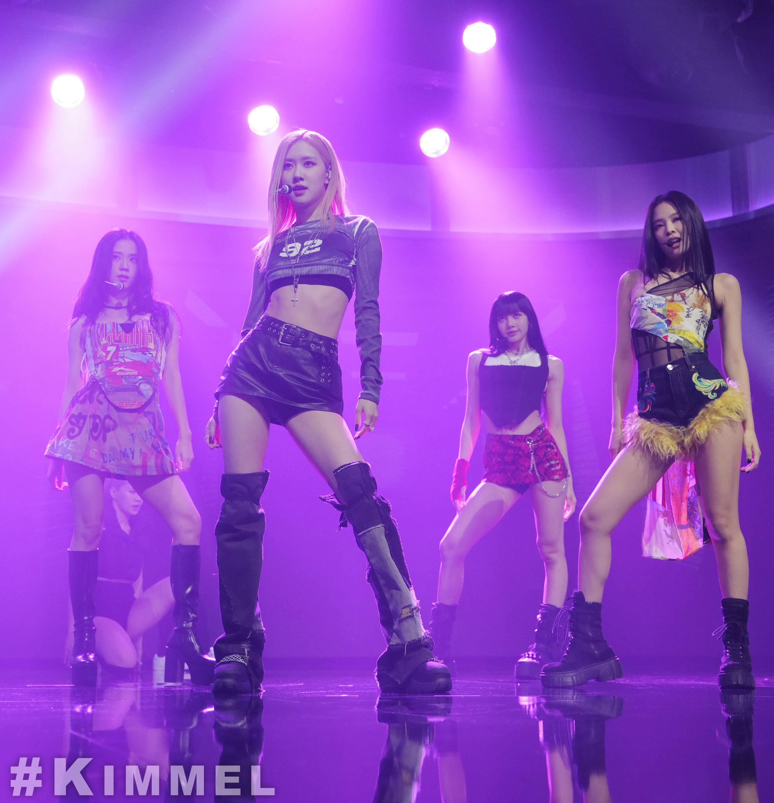 220919 jimmykimmellive Twitter Update w/ BLACKPINK - TKHUNT