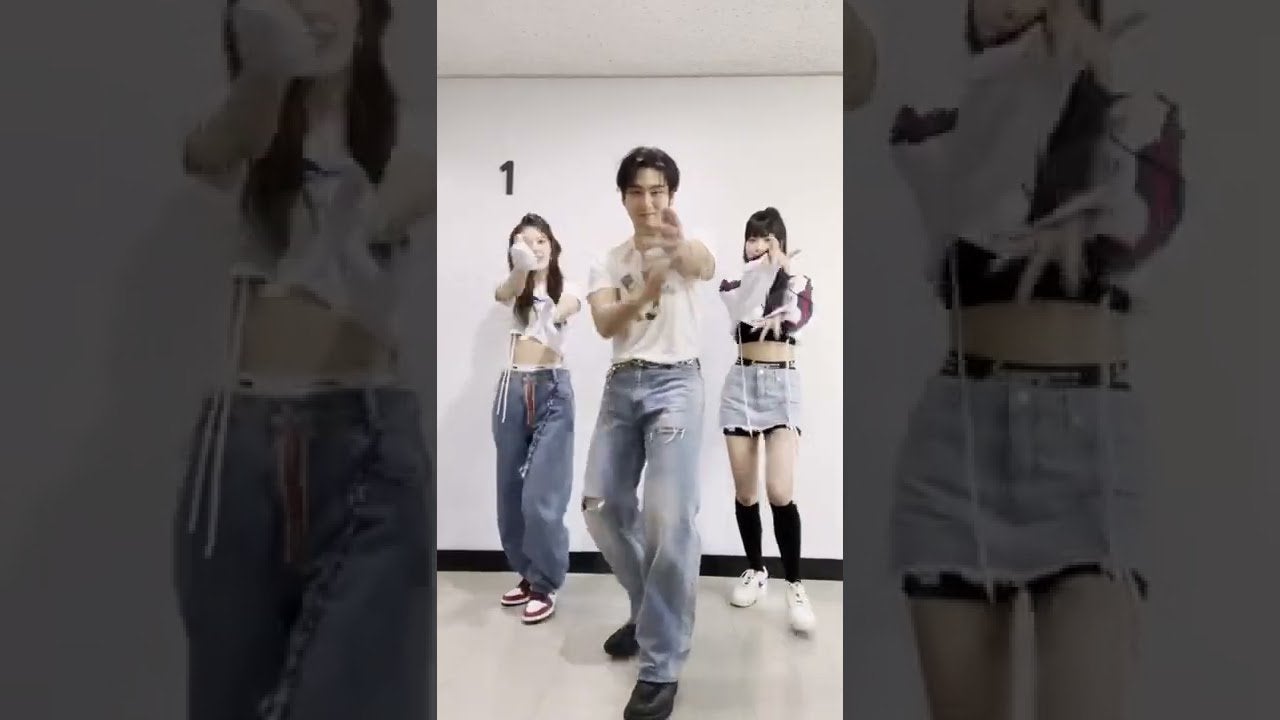 ベクホ (with LE SSERAFIM Sakura & Hong Eunchae) - No Rules (Dance Challenge) - TKHUNT