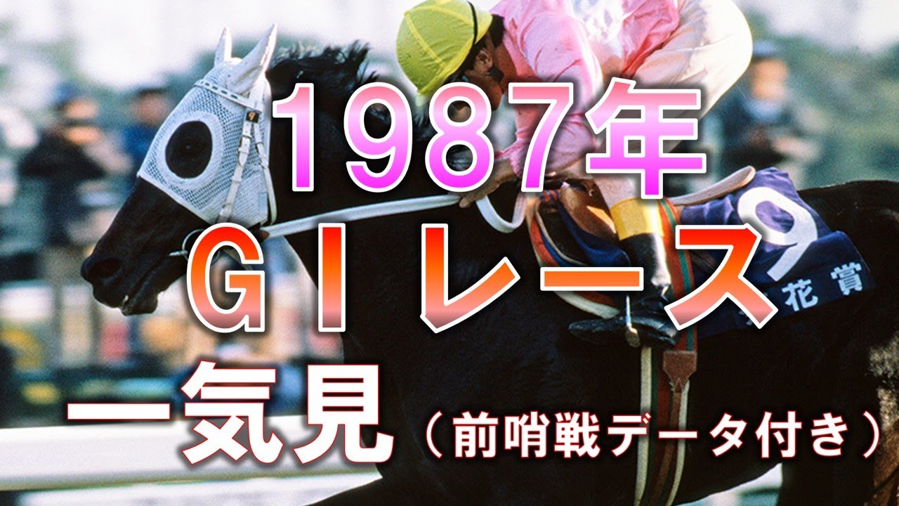 【懐古競馬】1987年GⅠ15戦一気見！桜花賞～有馬記念 - TKHUNT