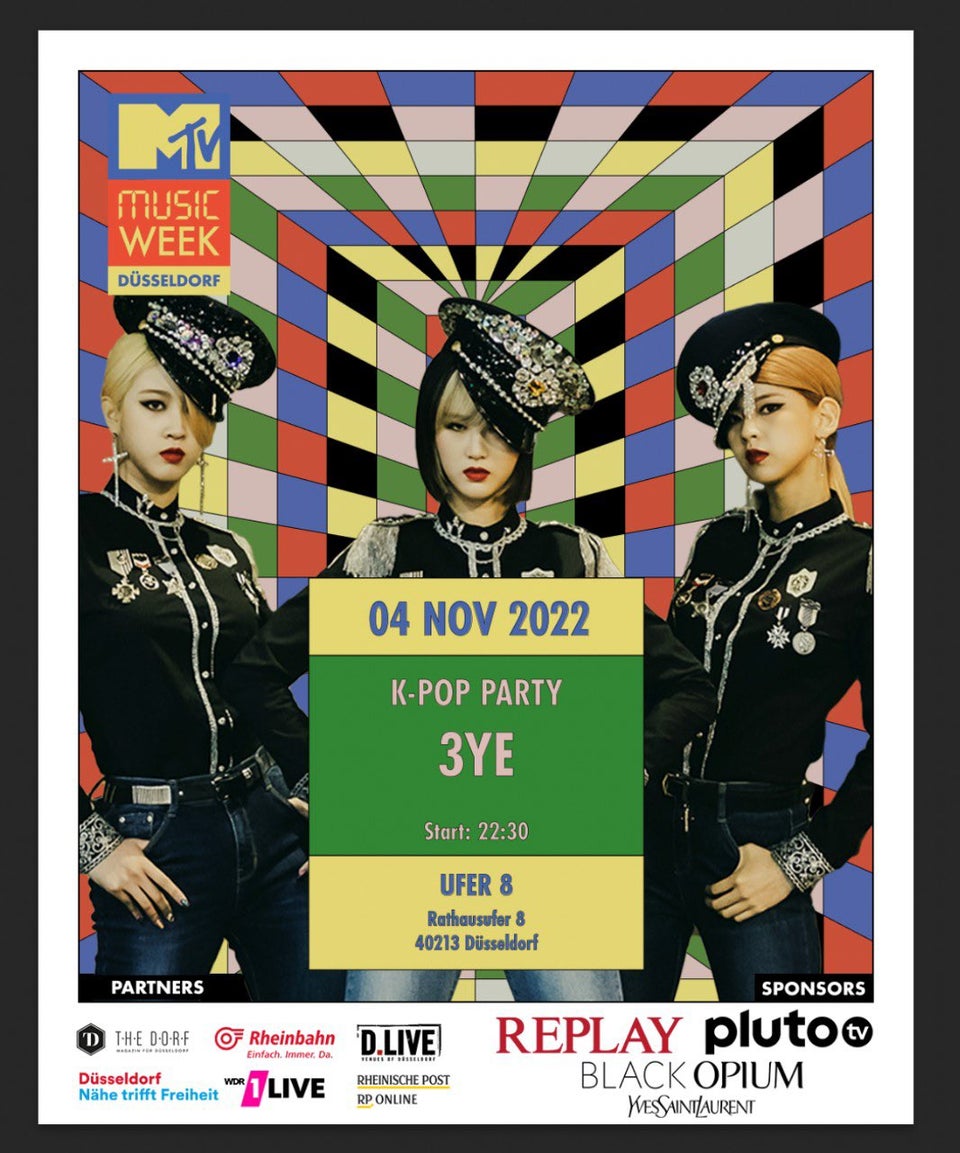 3YE、11月4日にドイツのデュッセルドルフで開催される2022 MTV EMA MUSIC WEEK K-POP PARTYに出演 - TKHUNT