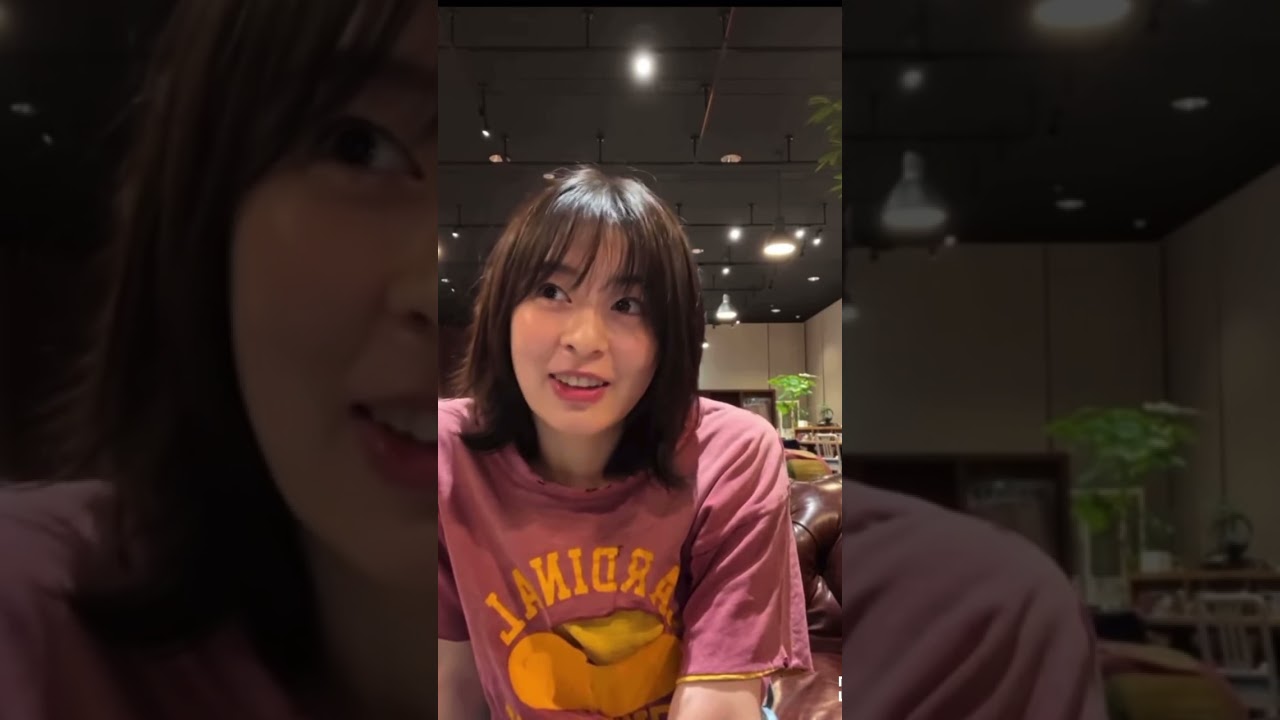 一回だけね...と「今から晴れるよ」を言ってくれてスタッフさんから を貰い大喜び森七菜ちゃん♡ - TKHUNT