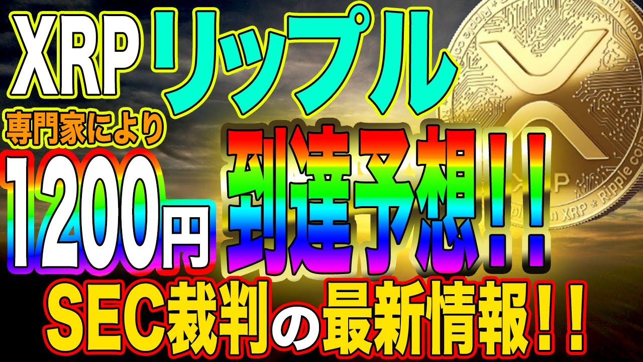 ♯55【リップル(XRP)】SEC権利剥奪か?専門家がリップル1200円予想‼︎SEC裁判の最新情報解説！ - TKHUNT