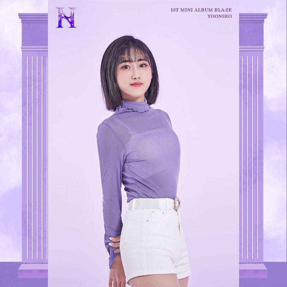 HANA - 1st Mini Album: Bla:ze (コンセプトフォト - ユンソ、ニヤ、ダウン、ダソム) - TKHUNT