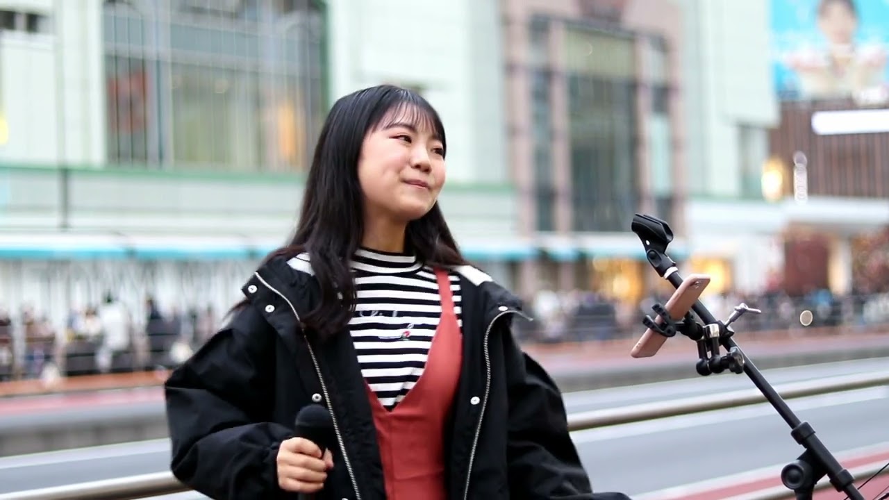 桃色片想い/松浦亜弥 中学3年生 井上悠里さん 新宿路上ライブ - TKHUNT