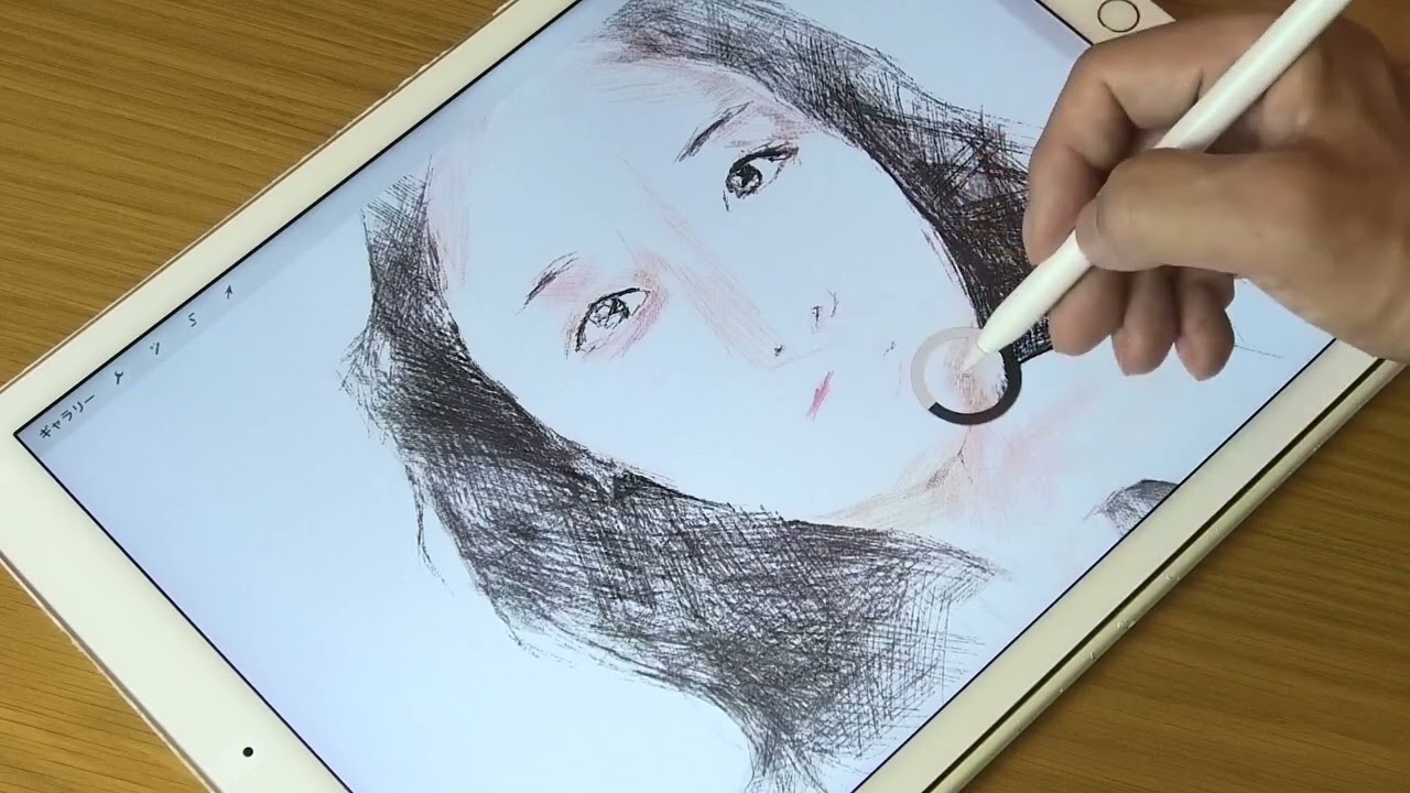 1146 プロクリエイトで描くイラストレーションメイキング『石原さとみ』full ver（Procreate & iPad pro）イラスト 人物画デッサンの描き方 ArtyCoaty mp4 ...