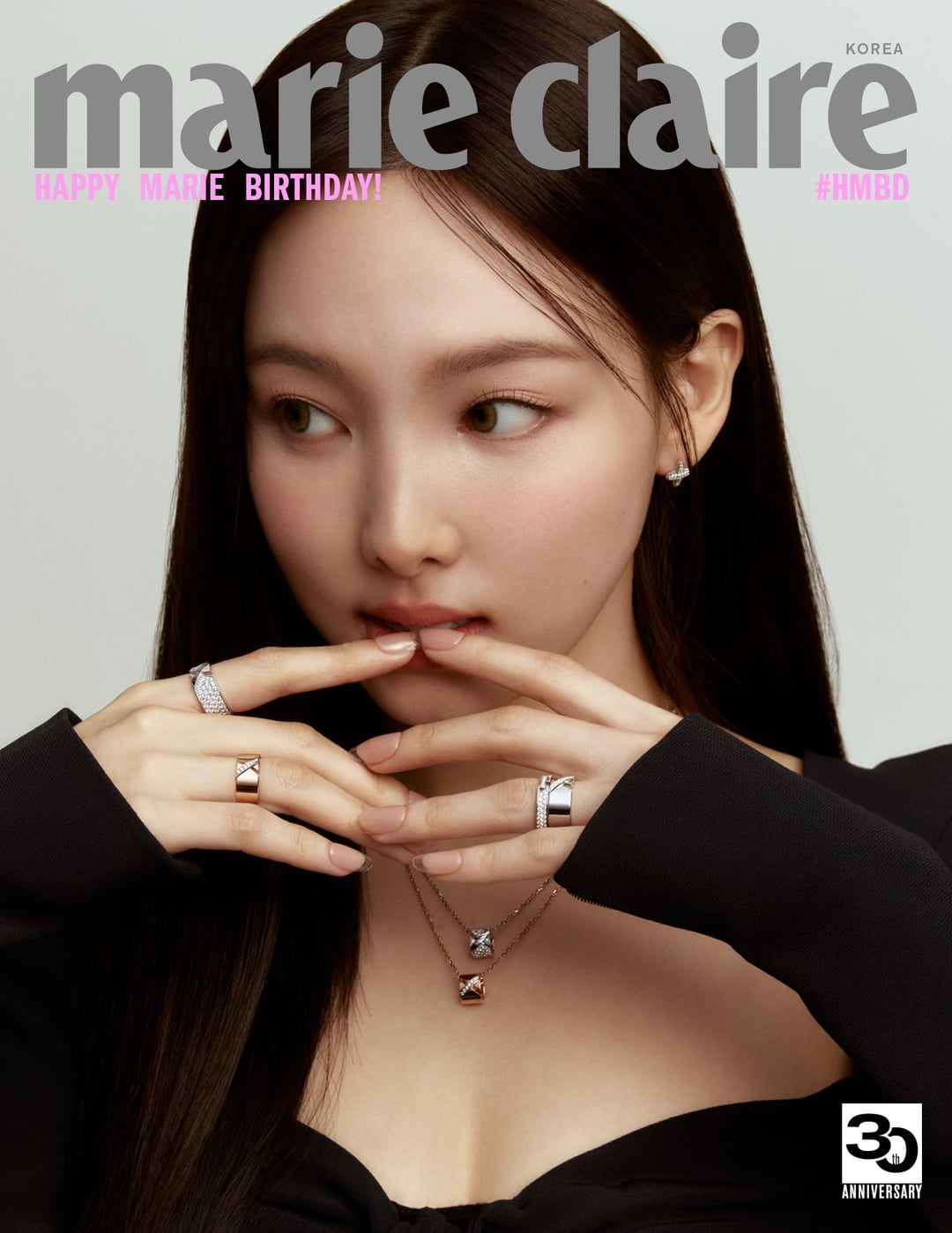 TWICE ナヨン - Marie Claire Korea X Chaumet (2023 年 3 月号ティーザー カバー - 30 周年特別版) - TKHUNT