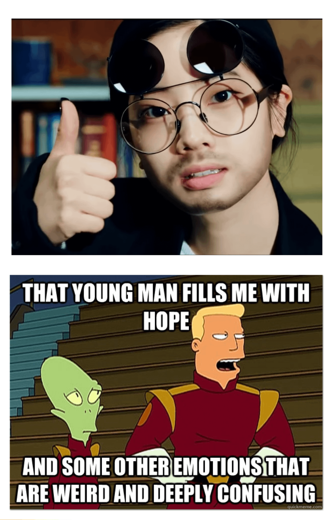 あの青年は私に希望を与えてくれる... - TKHUNT