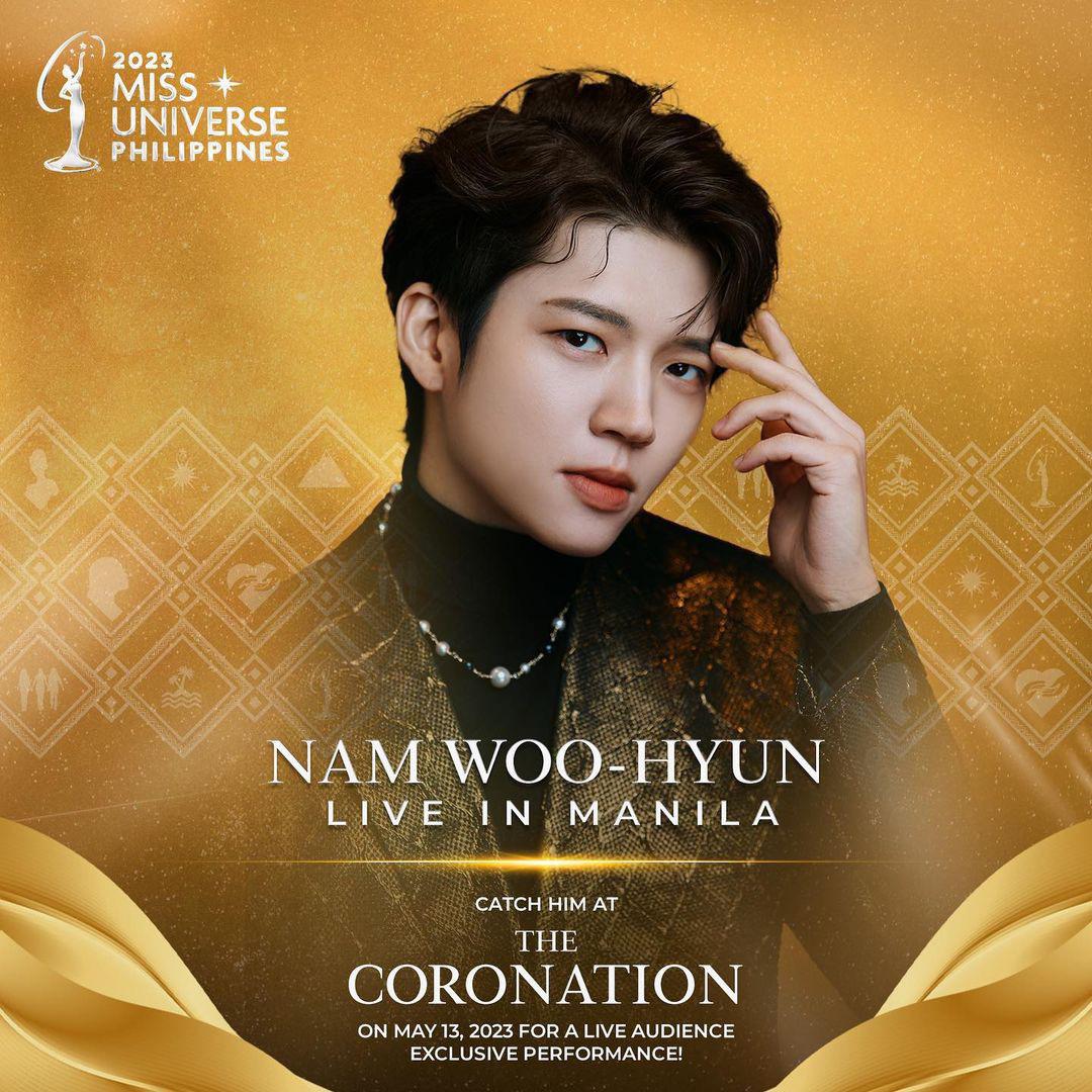 INFINITEナム・ウヒョン、5月13日にマニラで開催されるミス・ユニバース・フィリピン2023に出演 - TKHUNT