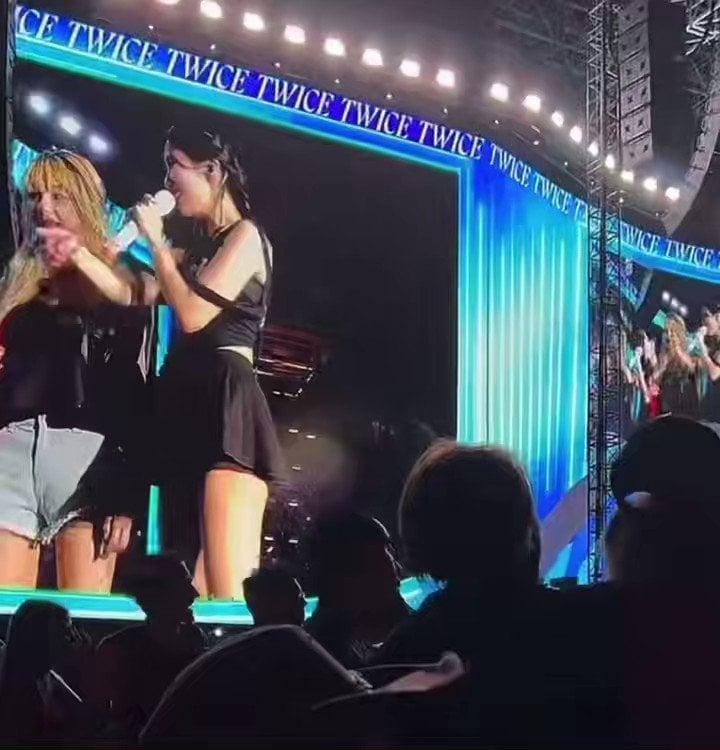 230709 - Truist Stadium - Chaeyoung sees something shocking… - TKHUNT