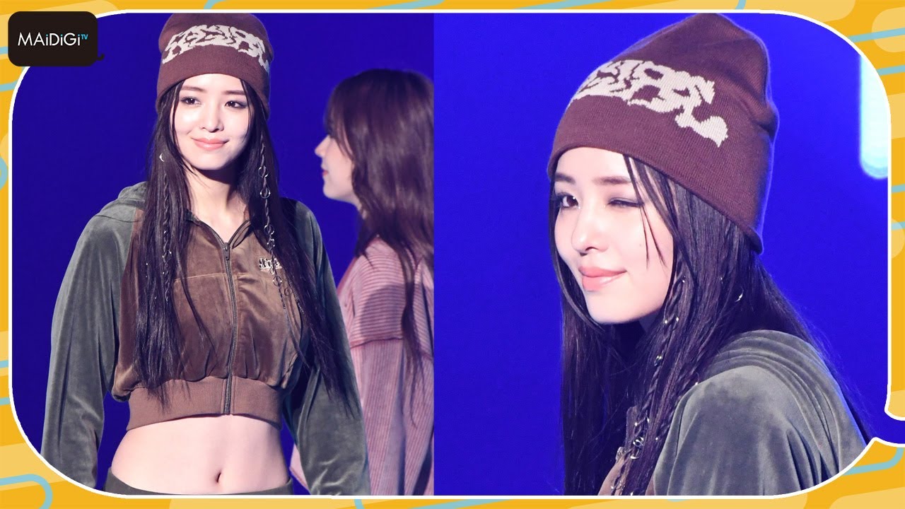 横田真悠、ヘソ出しコーデで魅了 キュートなウインクも【TGC2023A／W】 - TKHUNT