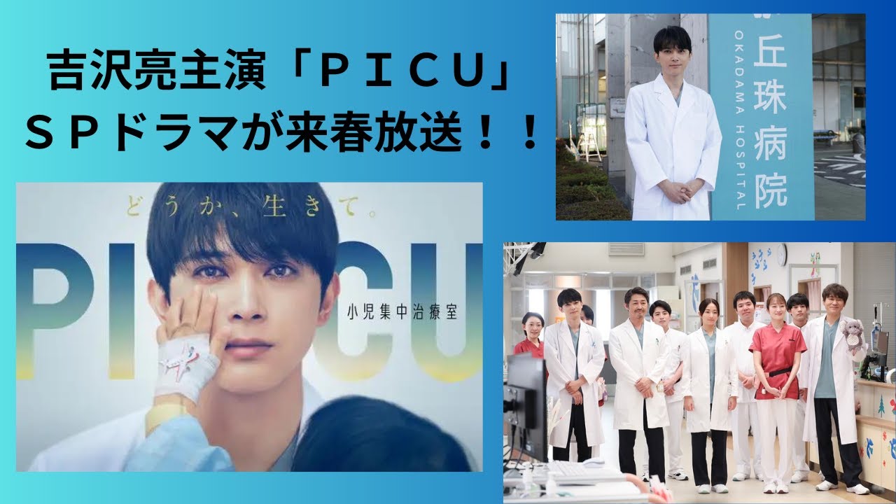 吉沢亮主演「PICU」、SPドラマが来春放送 安田顕、木村文乃、高杉真宙らレギュラー陣も再集結！！ - TKHUNT
