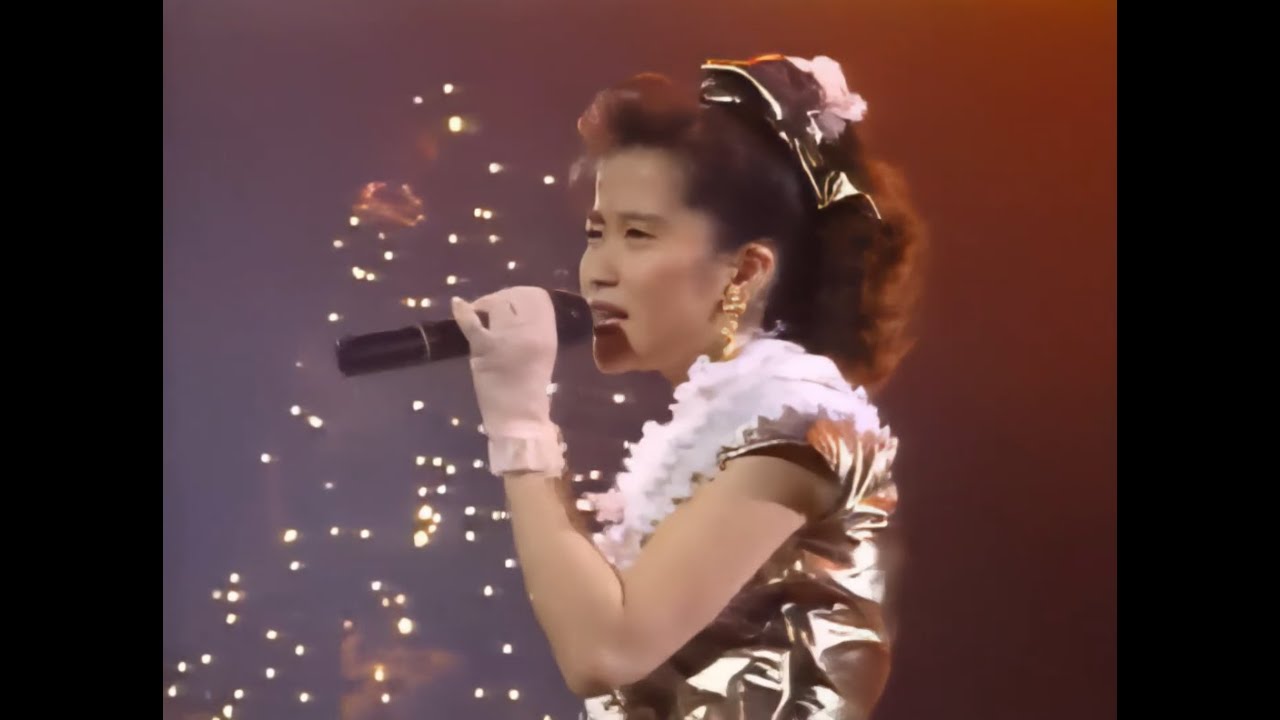 三浦理恵子 ♪ 天気雨の街から ライブ 1991年 - TKHUNT