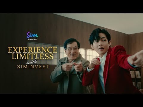 BTS V - V とジャッキー チェンが SimInvest CF で無限の体験を体験できるようになりました - TKHUNT
