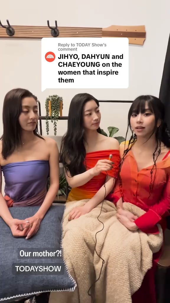 240229 今日のショー TikTok アップデート - ジヒョ、ダヒョン、チェヨンがインスピレーションを与える女性について語る - TKHUNT