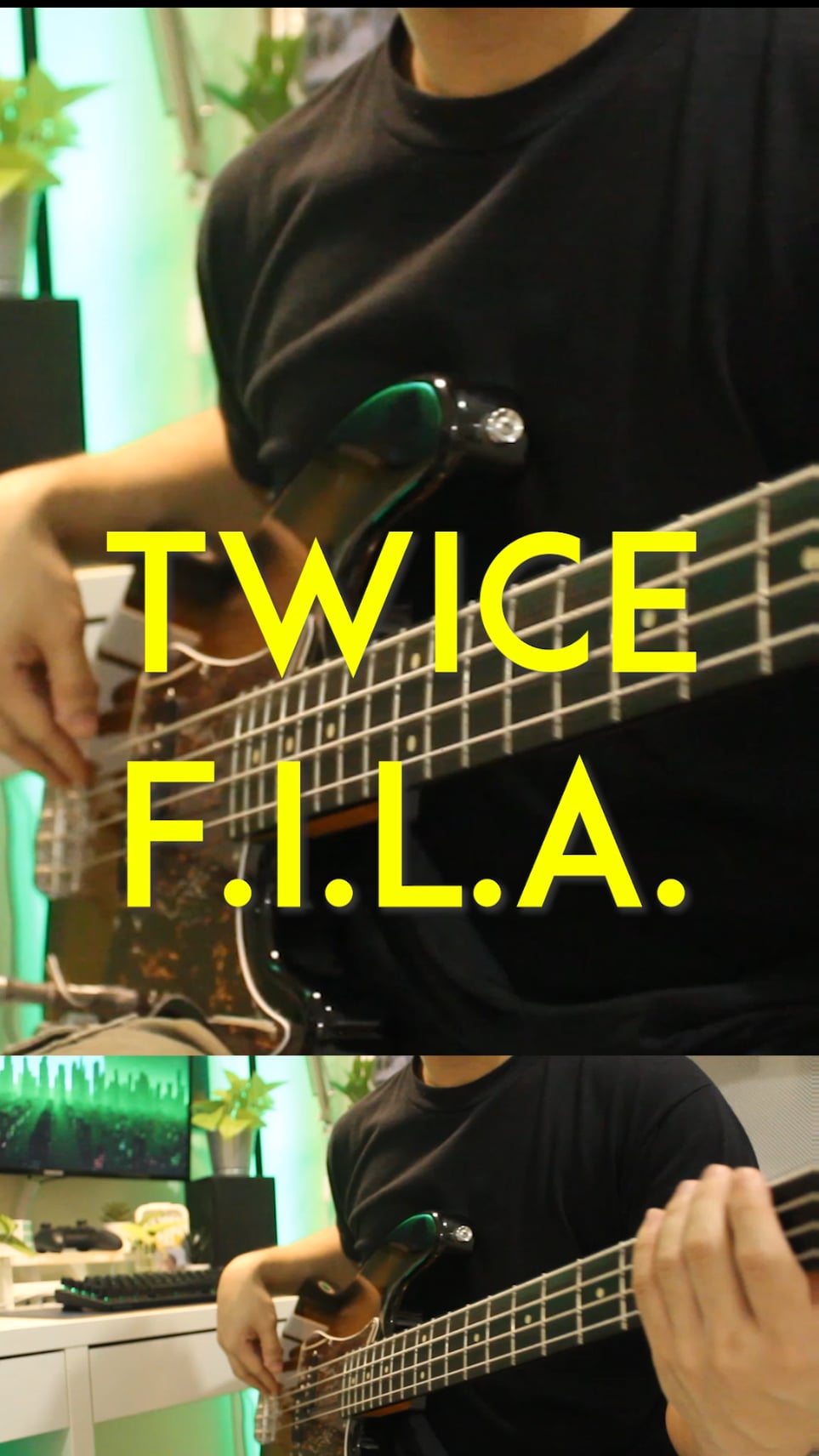 FILAのベースカバーです。 MOONLIGHT、CRUEL、CANDY、THE FEELS の間に - FoL には素晴らしいベースラインがたくさんあります 🎸 - TKHUNT