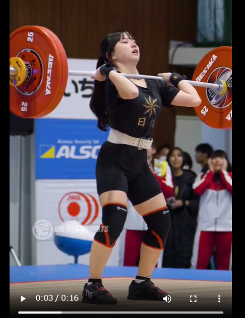 JKの重量挙げ動画がバズってるけど…（※動画あり） - TKHUNT