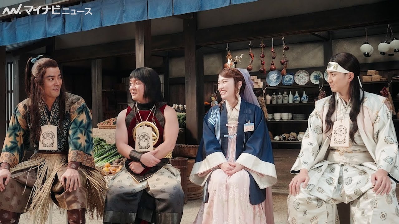 【au ×ローソン】“ろう村の店”にau三太郎がご来店！“織姫”川栄李奈がアゲアゲ接客 au＆ローソンコラボ新CM＆インタビュー公開 - TKHUNT