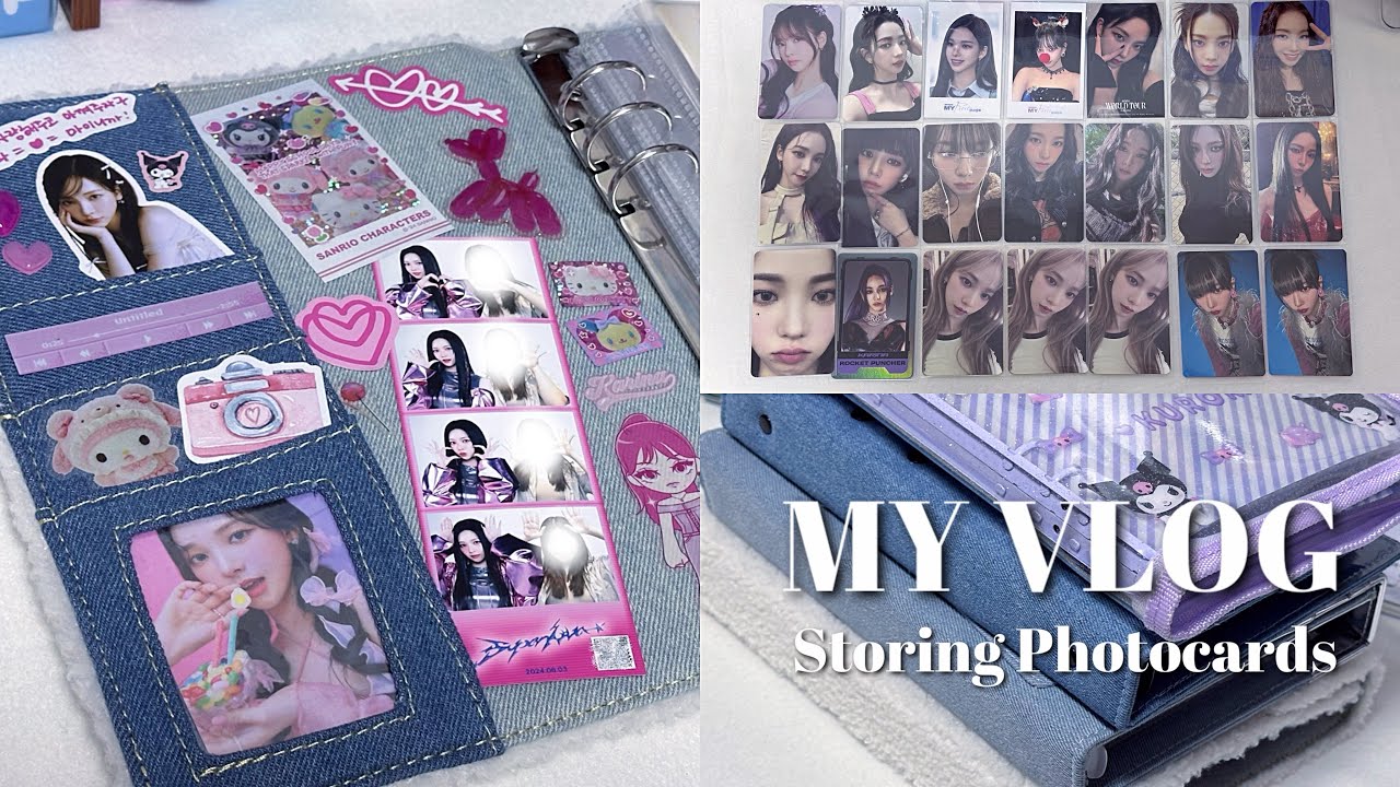 【MY VLOG】#3 aespaちゃんのカムバック前にトレカ開封＆収納やってこ〜‼︎ 【ENG SUB】 - TKHUNT