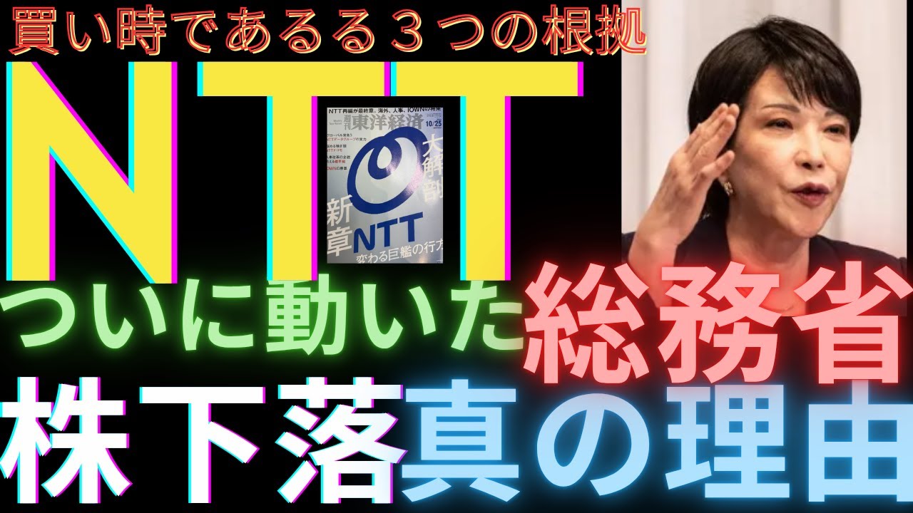 NTTが総務省介入、9割が知らない株価下落の理由#nisa #投資 #お金を増やす #資産形成 #ntt #ntt株 - TKHUNT